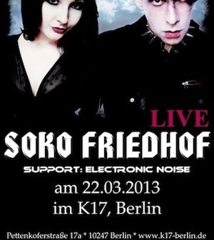 Soko Friedhof live am 22.03.2013 im K17 - Splitterkultur